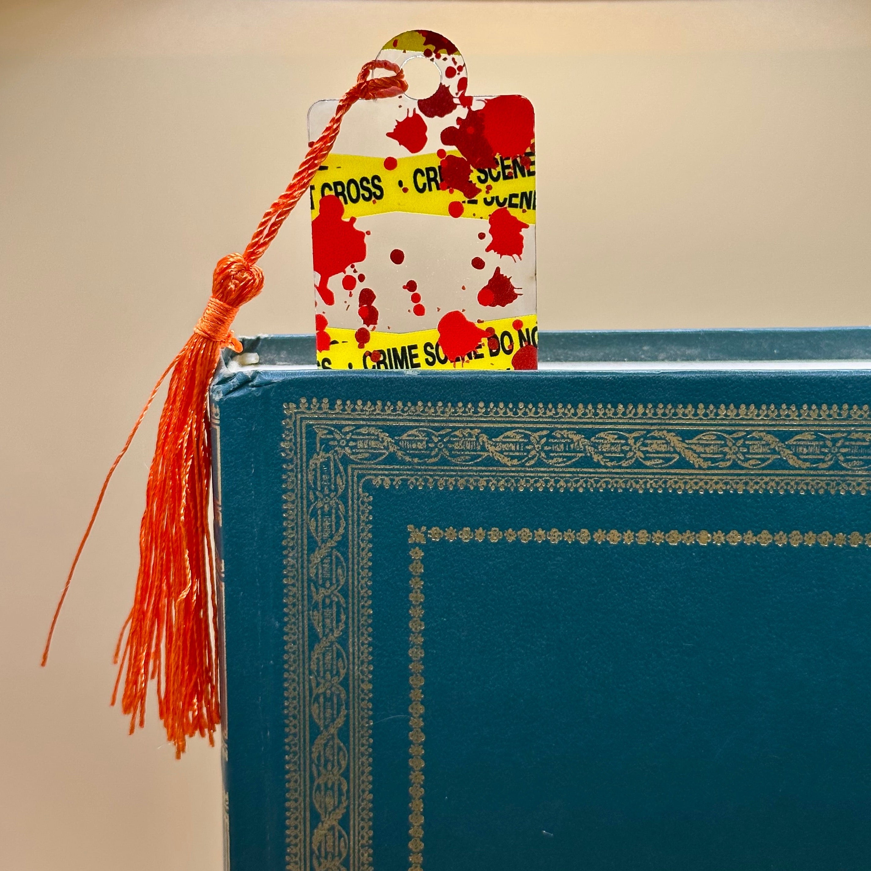 Bloody Crime Scene bookmark – General Faire